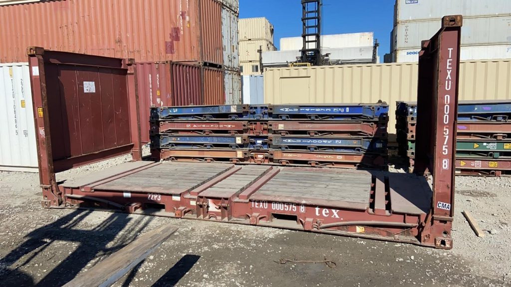 Buy 20ft Flat Rack Shipping Containers