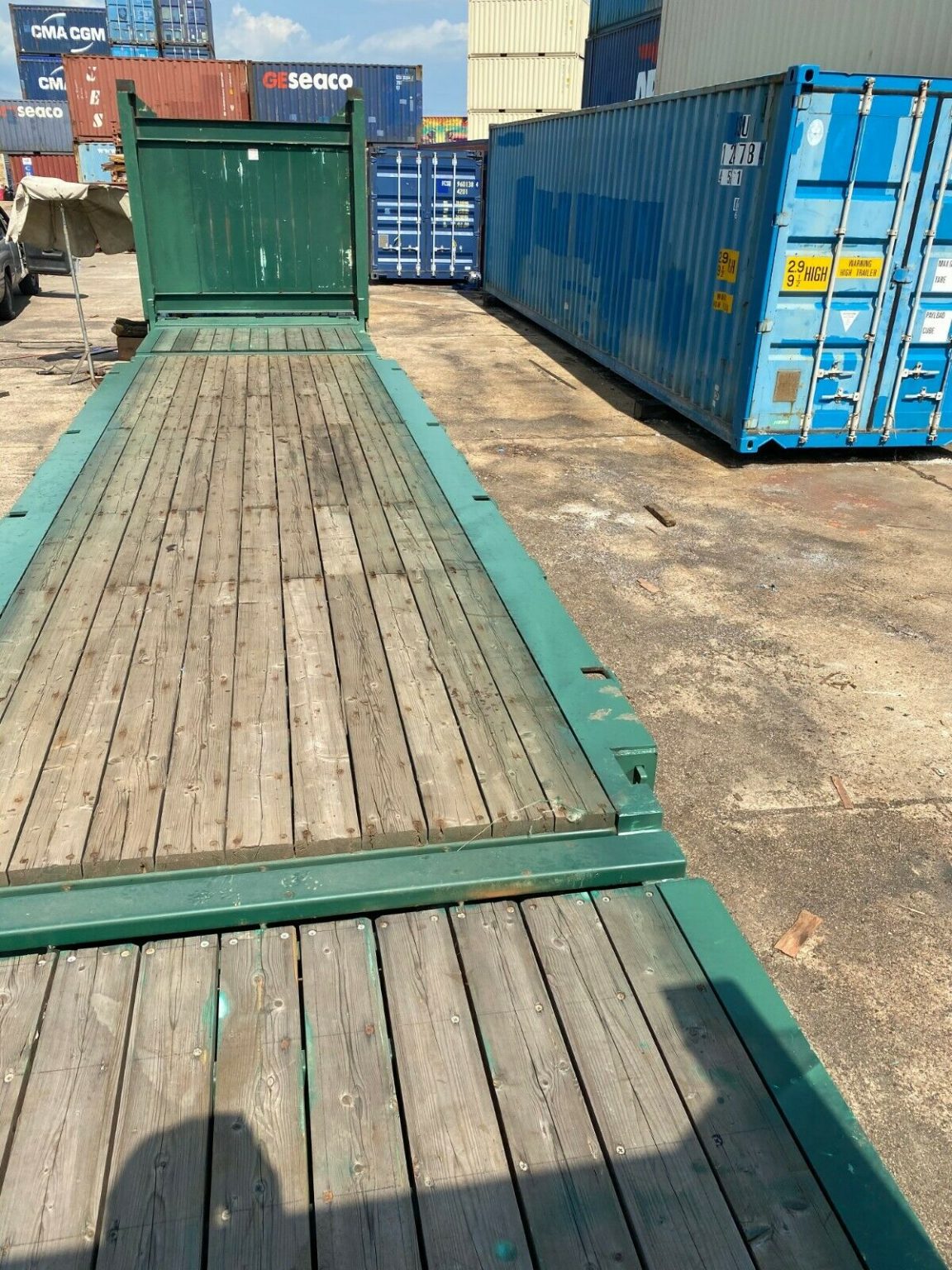 Buy 40ft Flat Rack Shipping Container